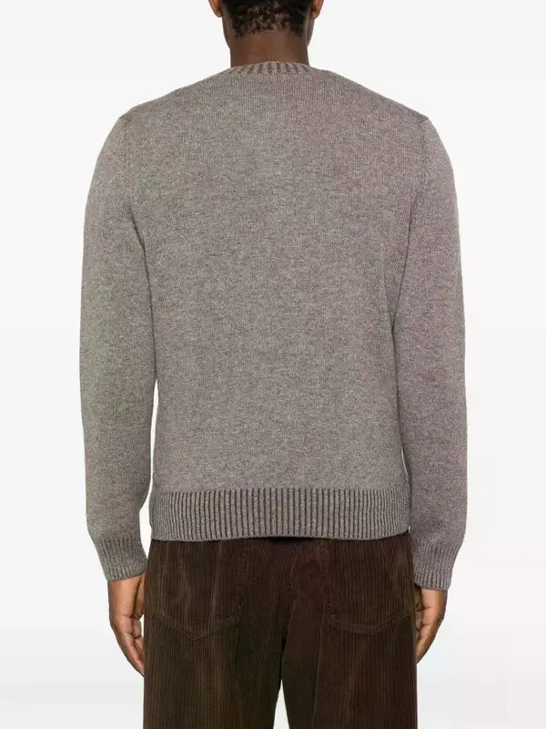 VENGERA Ribbed-knit-trim Sweater