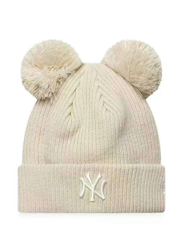 New Era Double Pom-pom Beanie Hat