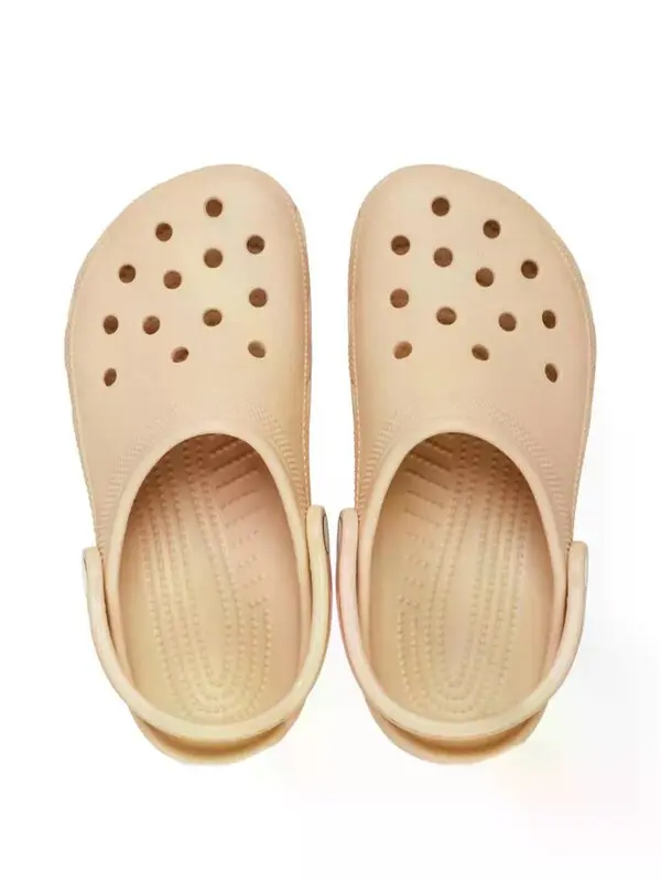 CROCS Shiitake Classic Perforated Clogs - Neutrals