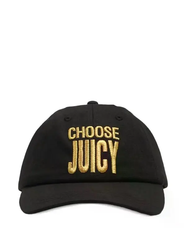 Juicy Couture Logo-embroidered Cap - Black