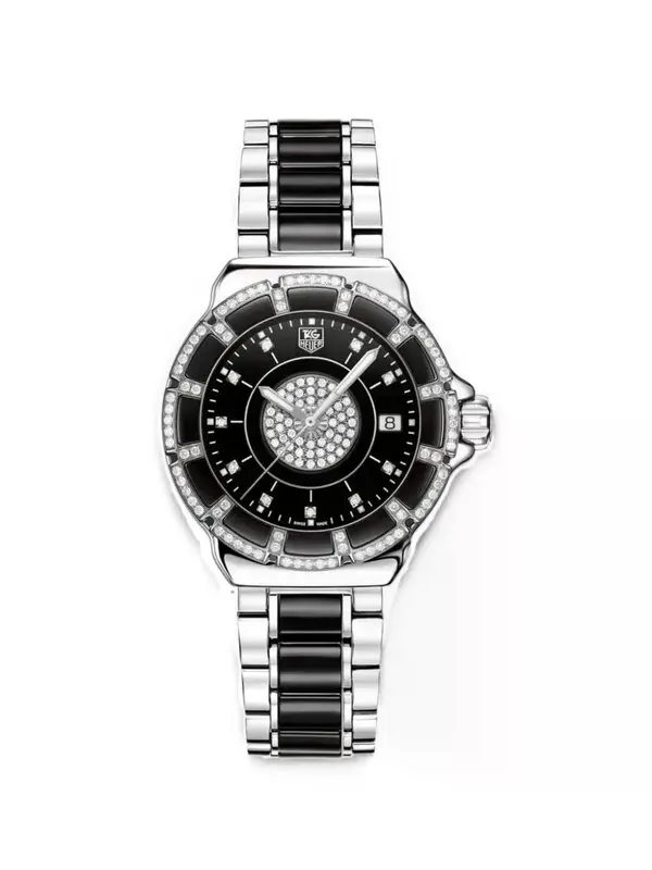 Tag Heuer Formula 1 Crystal-embellished 37mm Watch - Black