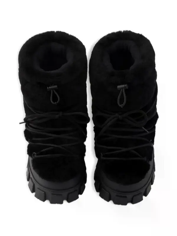 Prada Shearling Après Ski Booties