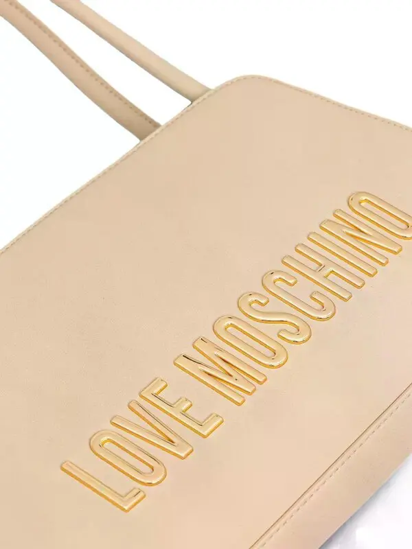 Moschino Logo-plaque Tote Bag