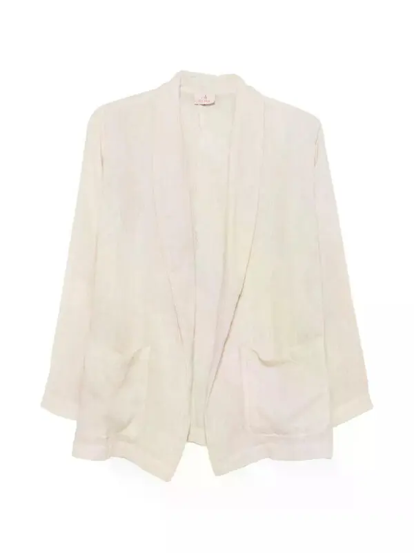 DEHA Open-front Blazer With Patch Pockets