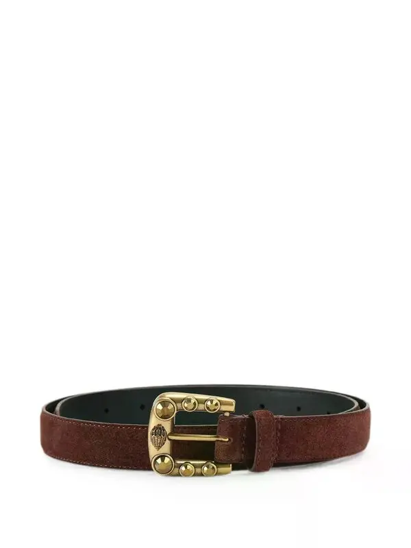 Kurt Geiger Maddox Crystal-embellished Eagle-head Belt