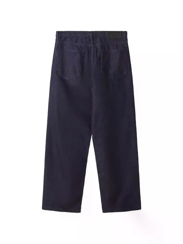 Maison Kitsuné Logo-patch Wide-leg Jeans