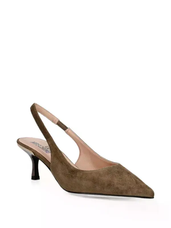 Moschino Pointed-toe Slingback Pumps