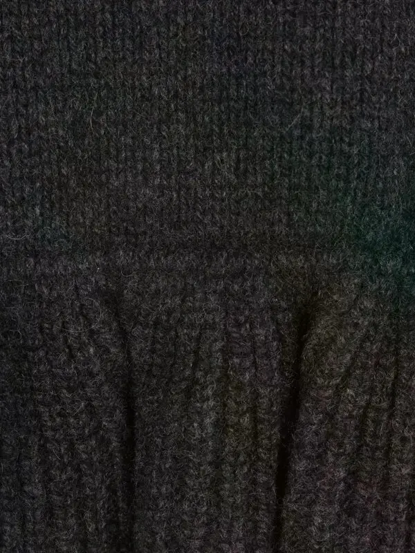 Cecilie Bahnsen Ruffled-peplum Crew-neck Gilet
