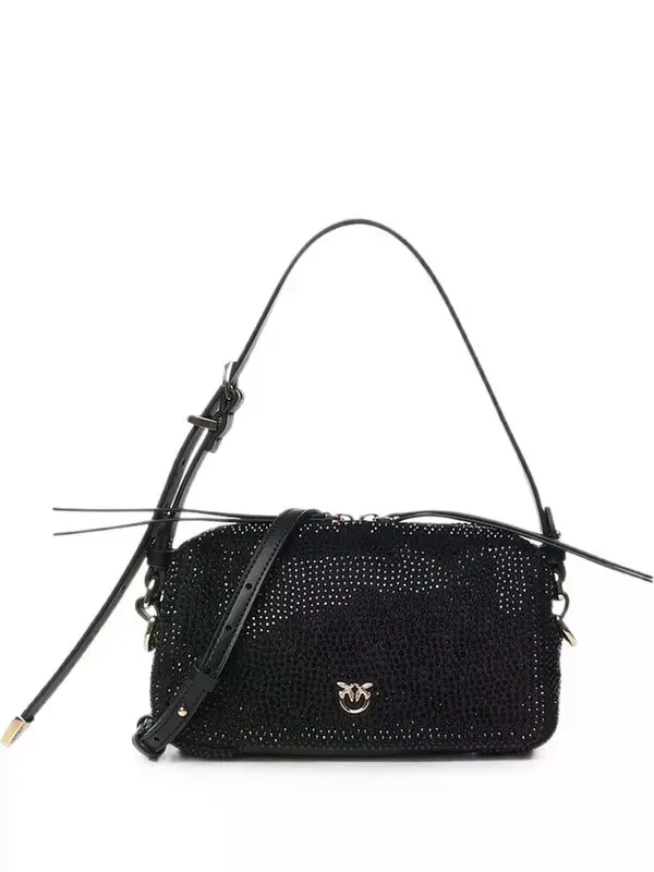 Pinko Love Birds Crystal-embellished Shoulder Bag