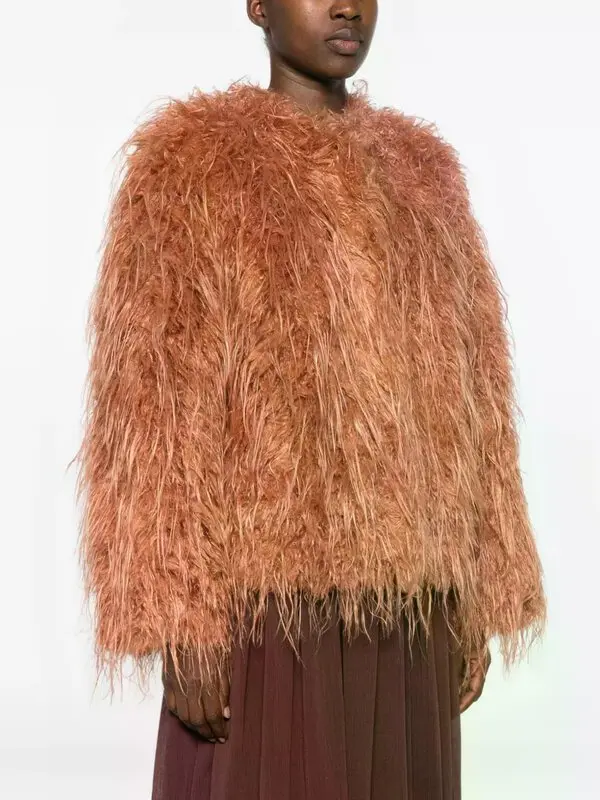 FORTE_FORTE Feather-embellished Jacket