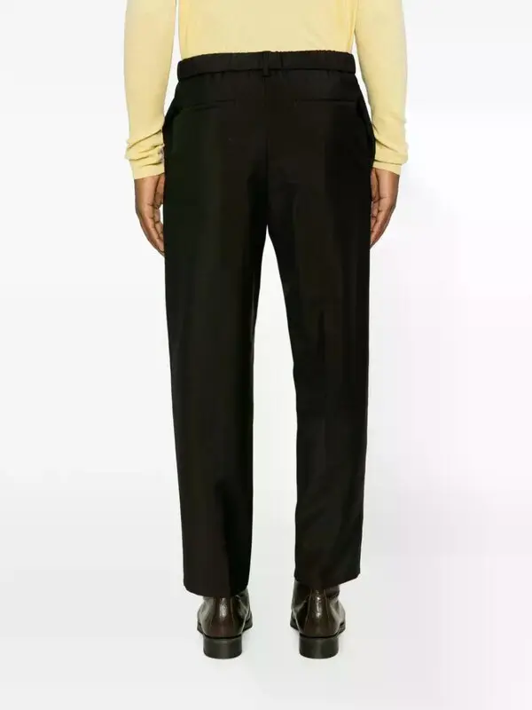 JIL SANDER Pressed-crease Tailored Trousers