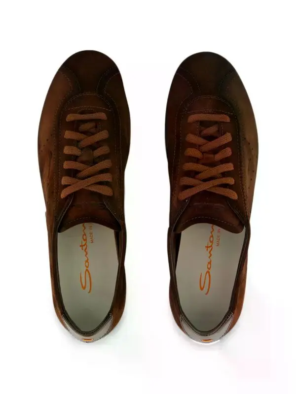 Santoni 70s Suede Sneakers