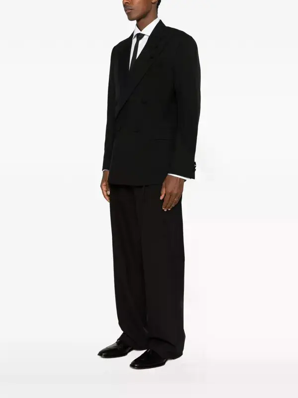 LARDINI Double-breasted Peak-lapel Jacket