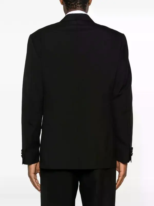 LARDINI Double-breasted Peak-lapel Jacket