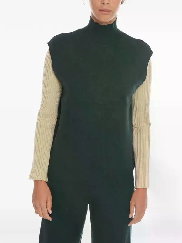 SAMSOE SAMSOE Nika High-neck Vest - Green