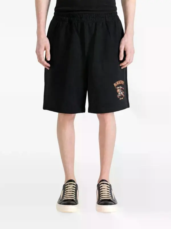 Burberry Knight Check Cotton Shorts