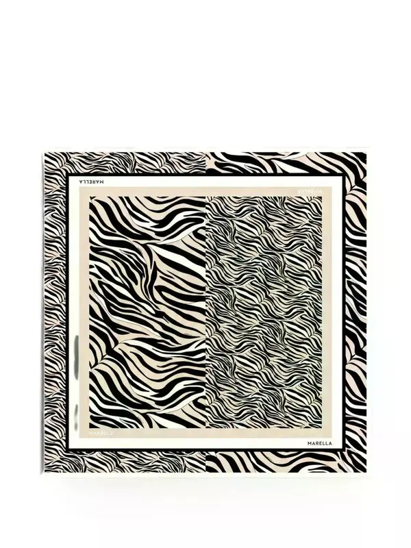 Marella Zebra-print Scarf