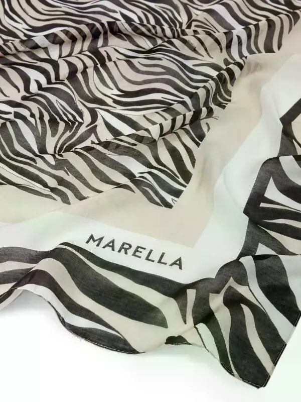 Marella Zebra-print Scarf