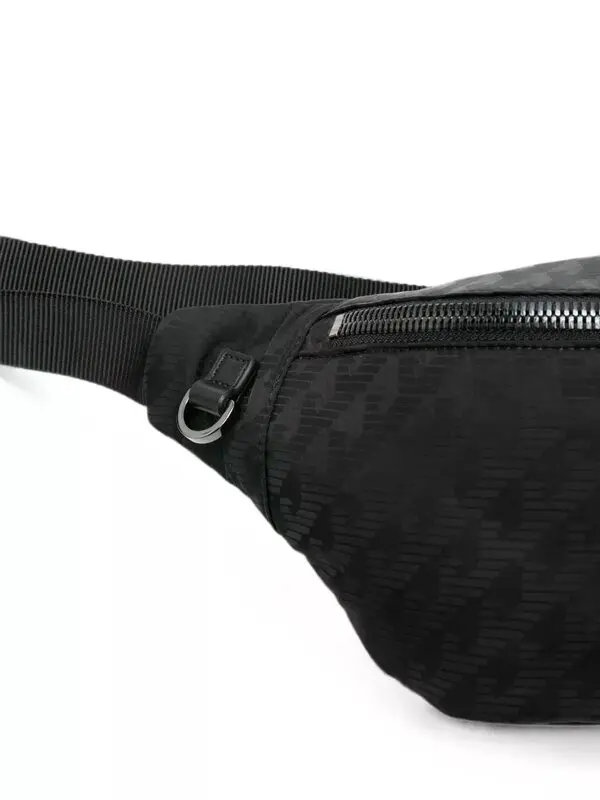 Emporio Armani Monogram-pattern Logo-plaque Belt Bag
