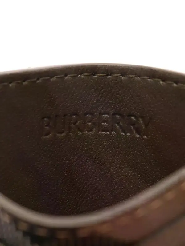 Burberry Vintage Check Leather Card Case
