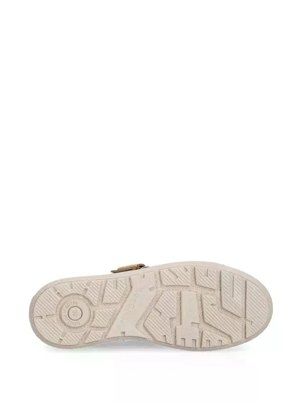 Marc O'polo Suede Platform Shoes With Buckle Fastening