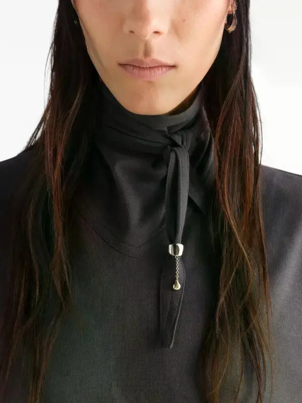 LEMAIRE Scarf Ornament In Brass