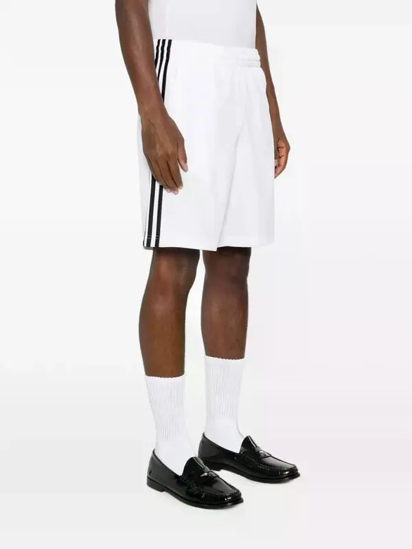 Adidas Side-stripe Logo-print Shorts