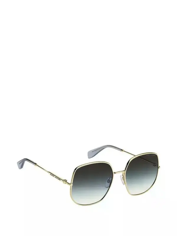 Marc Jacobs Square Frame Sunglasses With -tone Finish