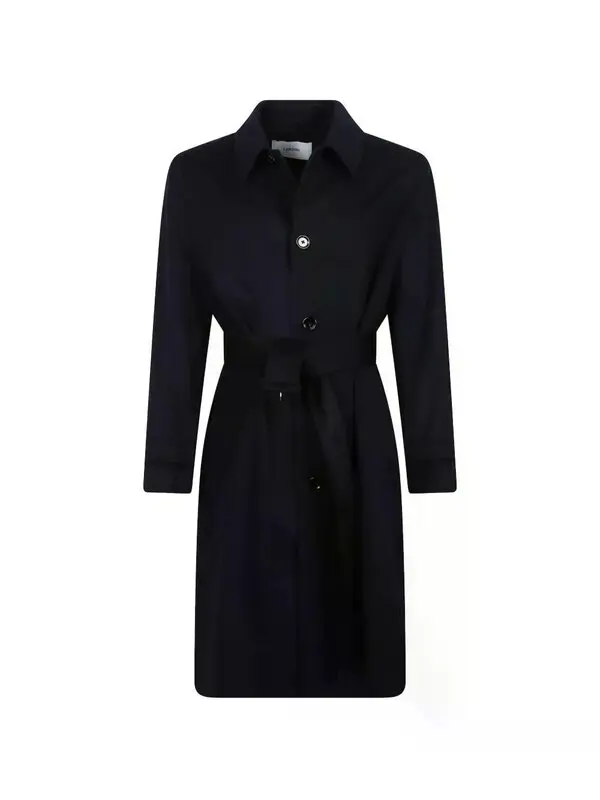 LARDINI Belted Button-front Coat
