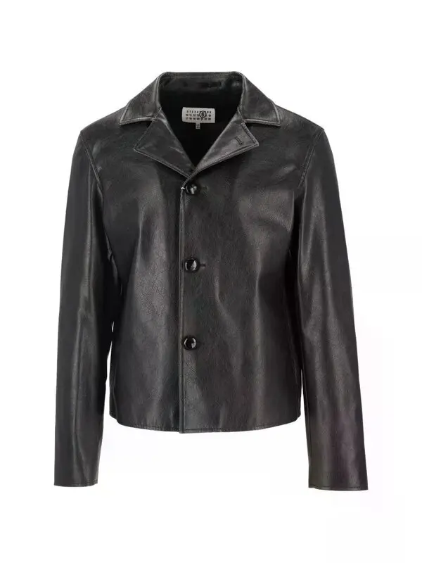 MAISON MARGIELA Button-up Notched-lapel Biker Jacket