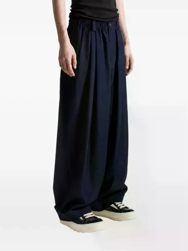 Marni Pleated Wide-leg Trousers