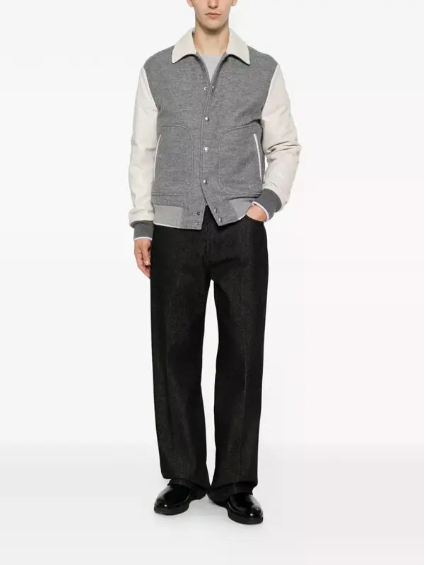 Eleventy Panelled Wool-blend Jacket