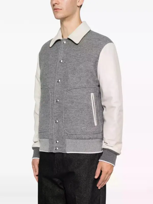 Eleventy Panelled Wool-blend Jacket