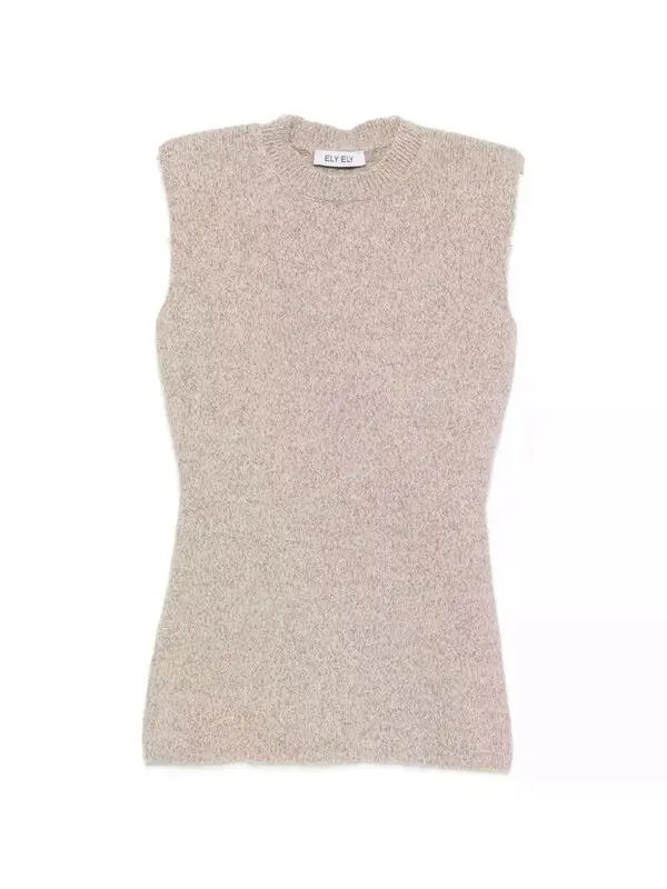 ELY ELY Padded Shoulder Vest - Neutrals