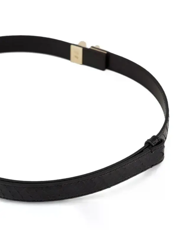 TOM FORD Braided-effect T-clasp Belt