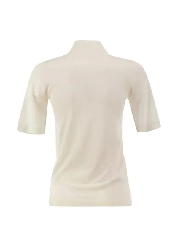 Brunello Cucinelli High-neck Elbow-length Cashmere Sweater