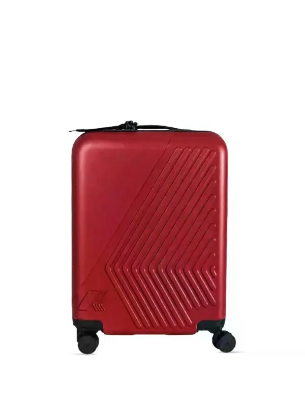 K-WAY Eudoxie Logo-embossed Luggage - Red