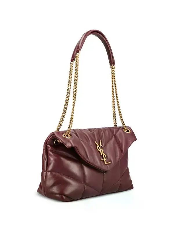 Saint Laurent Puffer Small In Lambskin Bag