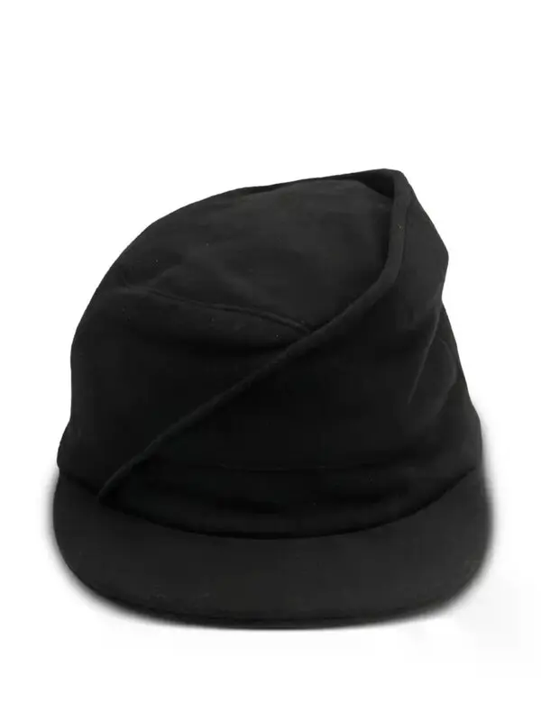 Yohji Yamamoto Asymmetric Cap - Black