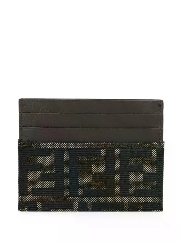 Fendi Ff Jacquard Card Holder
