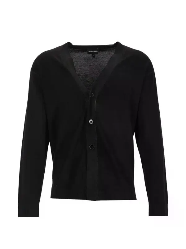 Emporio Armani Button-up Knitted Cardigan