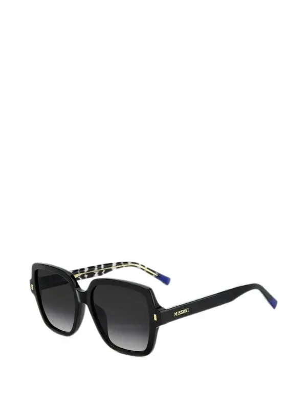 Missoni Square Frame Sunglasses With Engraved Logo