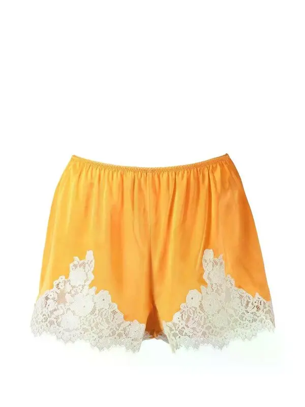 DÔEN Iona Lace-trim Mini Shorts