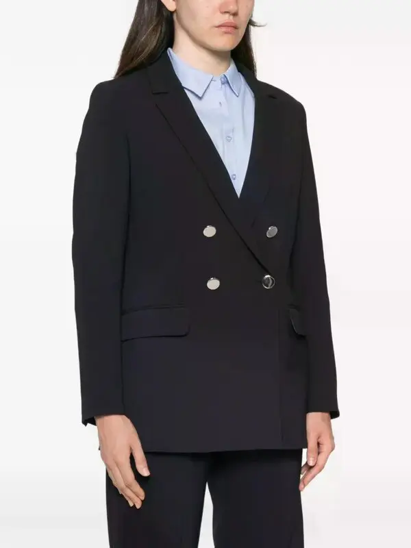 MAISON123 Florine Double-breasted Notched-lapels Blazer