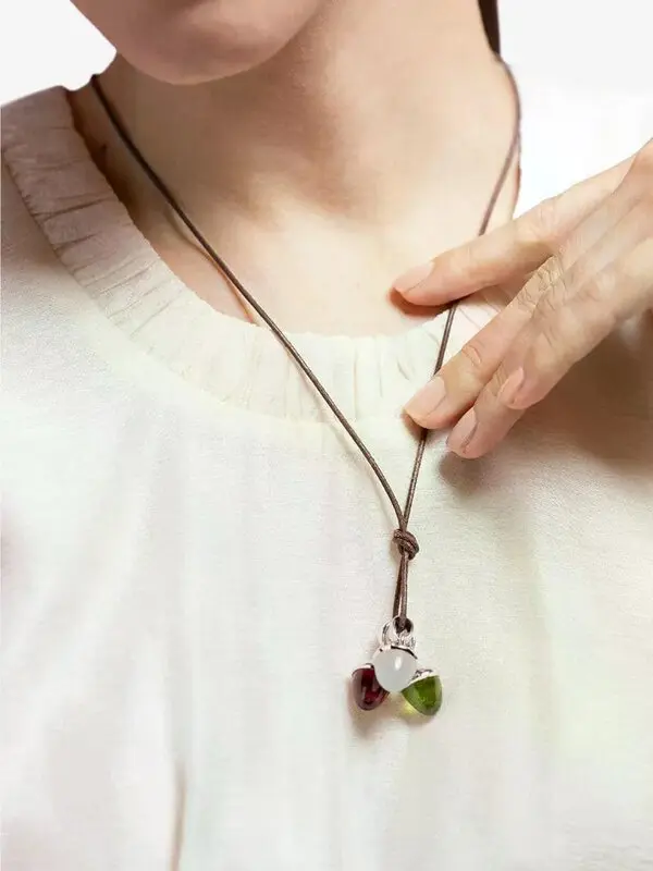 Tamara Comolli Mikado Collection Acorn Pendant Necklace - Silver
