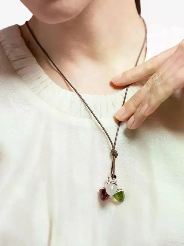 Tamara Comolli Mikado Collection Acorn Pendant Necklace - Silver