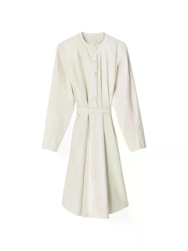 LEMAIRE Sailor Dress In Washed Cotton And Silk Blend
