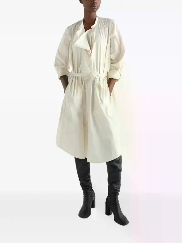 LEMAIRE Sailor Dress In Washed Cotton And Silk Blend