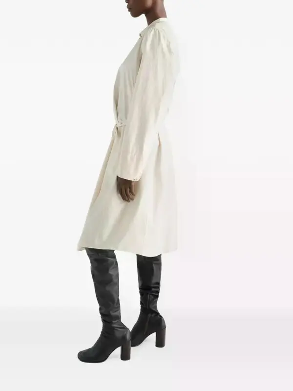 LEMAIRE Sailor Dress In Washed Cotton And Silk Blend