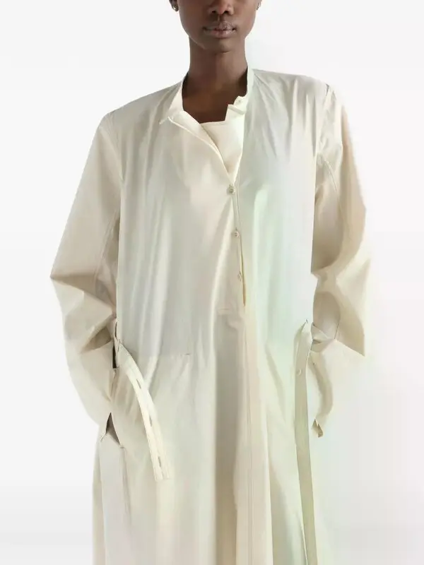 LEMAIRE Sailor Dress In Washed Cotton And Silk Blend